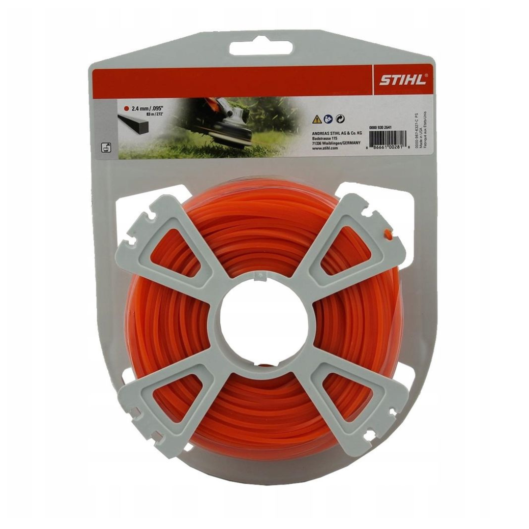 Stihl 00009302641 Nylon Line 2.4mm x 83m Square Orange – Loughborough Tool Shop