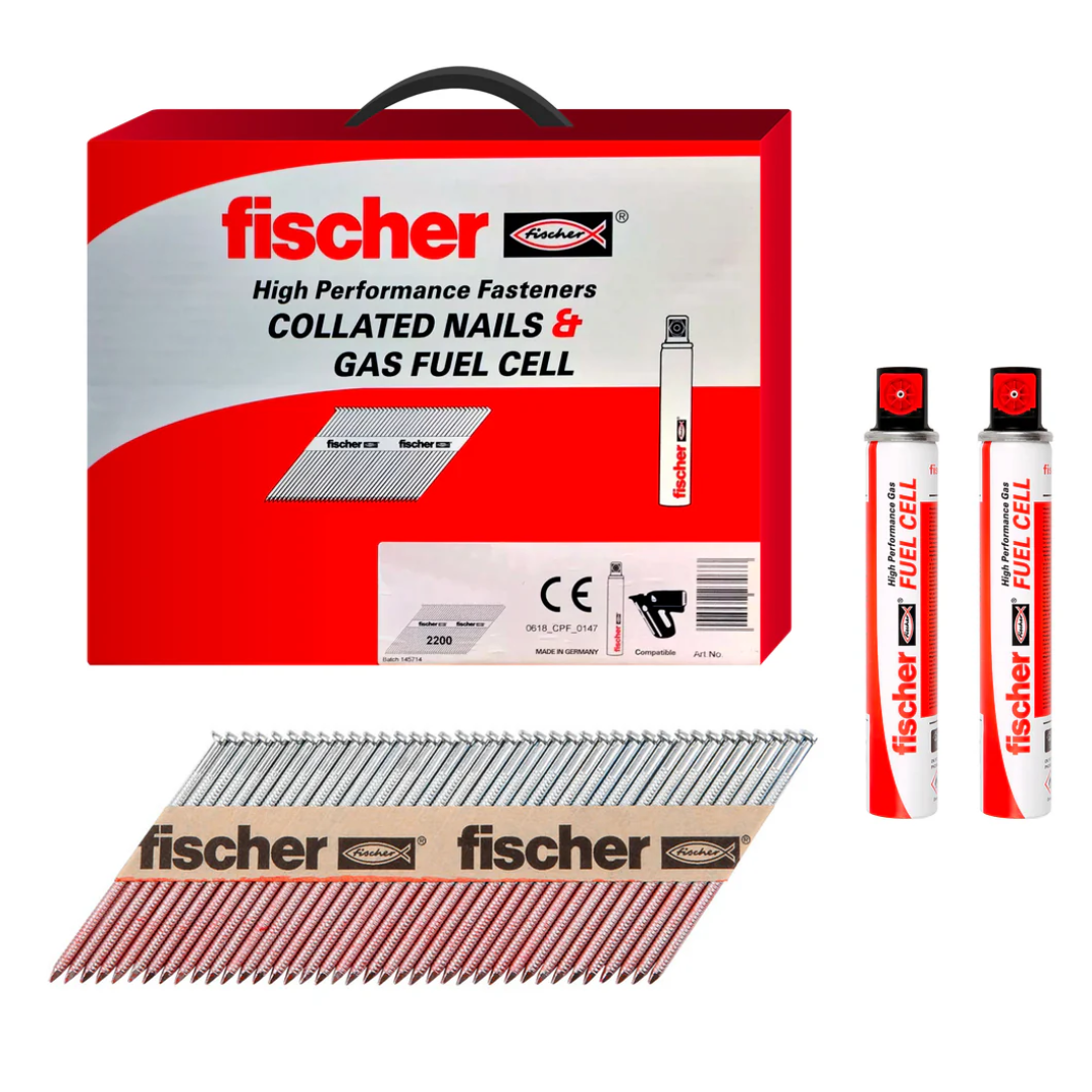 Fischer 534705 Nail and Fuel Pack 63 x 3.1mm Galv – Loughborough Tool Shop